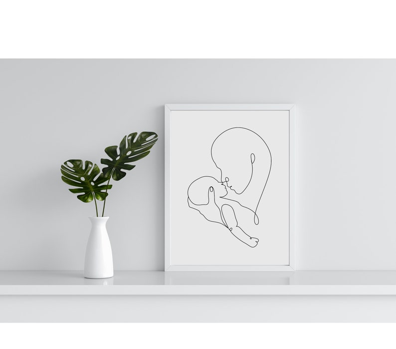 Baby Line Print, Digital File - Etsy