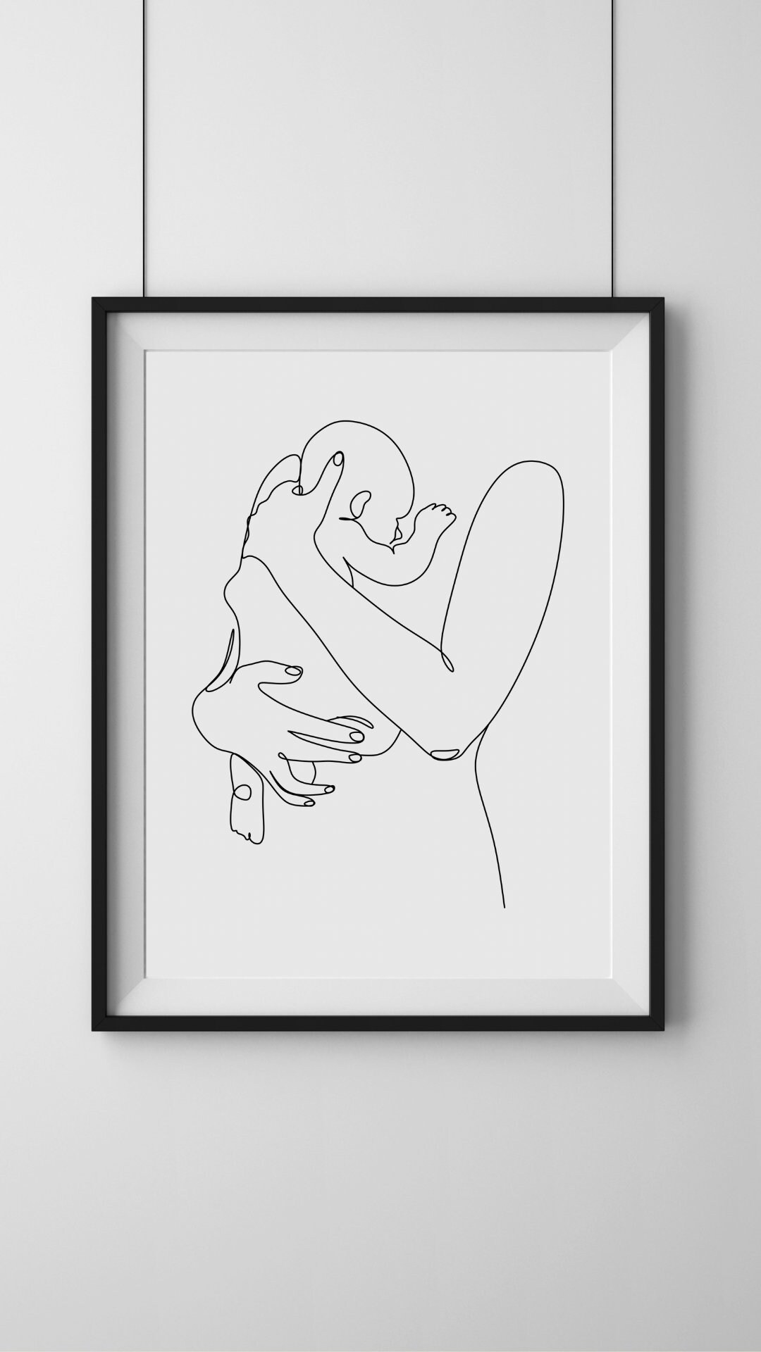 Baby Line Print, Digital File - Etsy