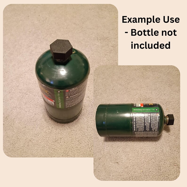 3D Printed Propane MAPP Gas Bottle Thread Protector Caps (set of 4 ...