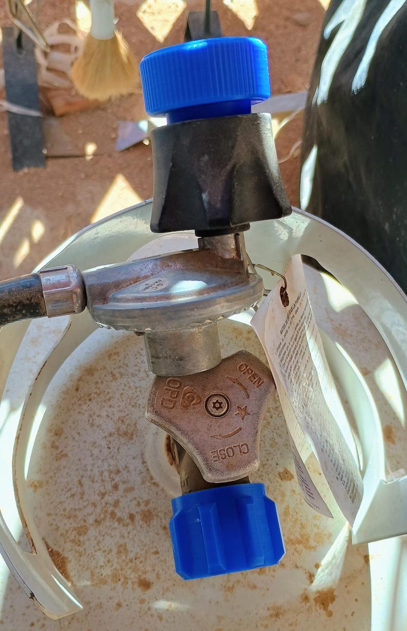 3D Printed Propane Tank and Hose Dust Cap Set – Choose Your Color - Etsy