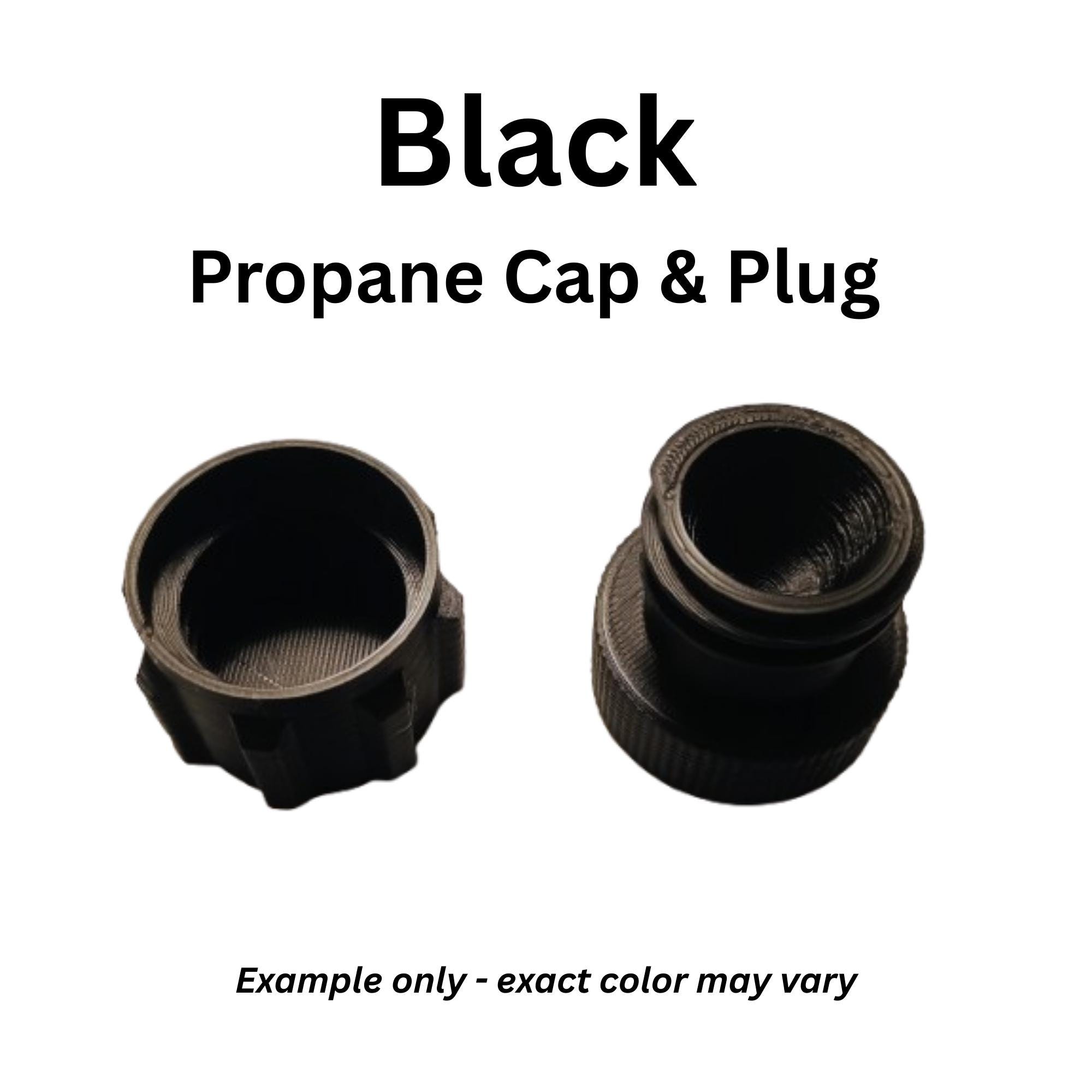 3D Printed Propane Tank and Hose Dust Cap Set – Choose Your Color - Etsy