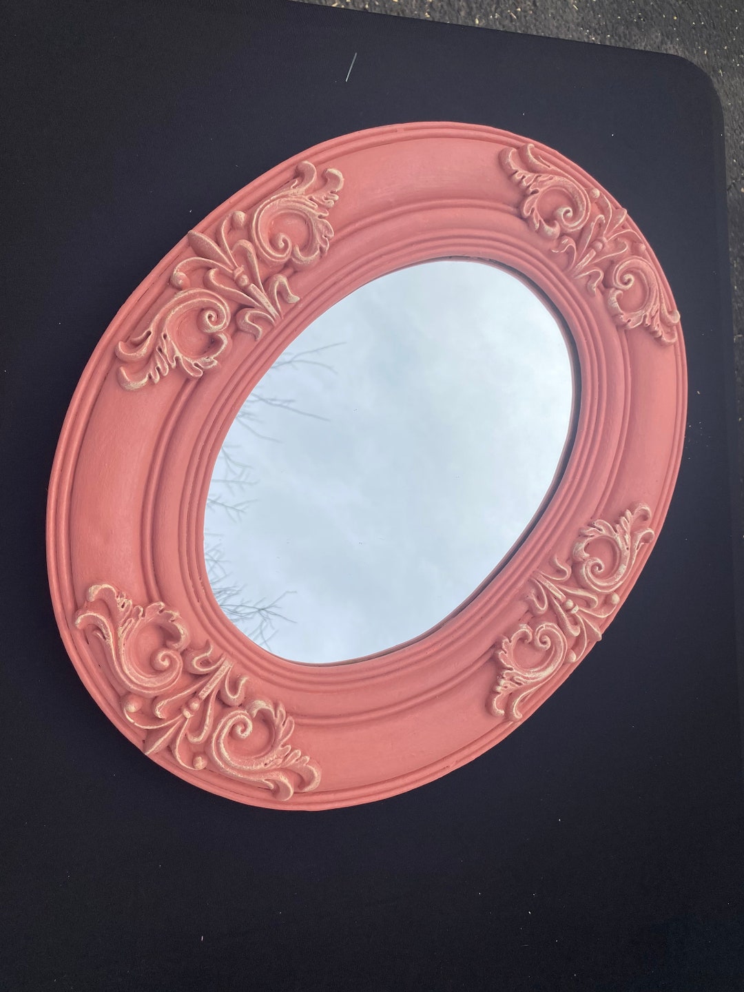 Ornate Custom Painted Mirror - Etsy