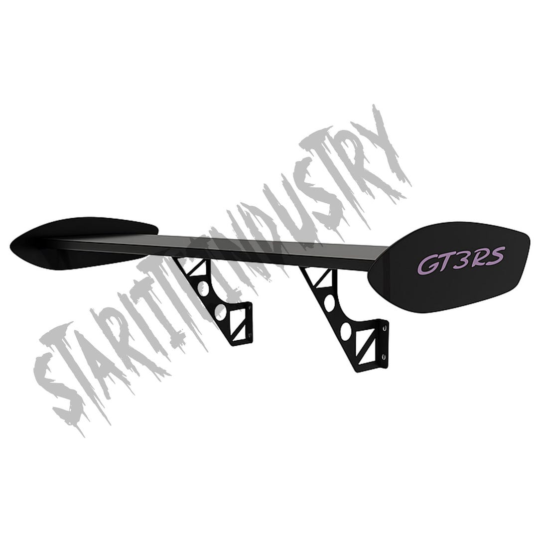 GT3 RS Style Spoiler Shelf – Black Motorsports Wall Art - Etsy