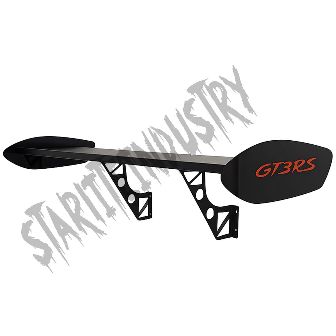 GT3 RS Style Spoiler Shelf – Aerodynamic Rear Wing Wall Shelf With Bold ...