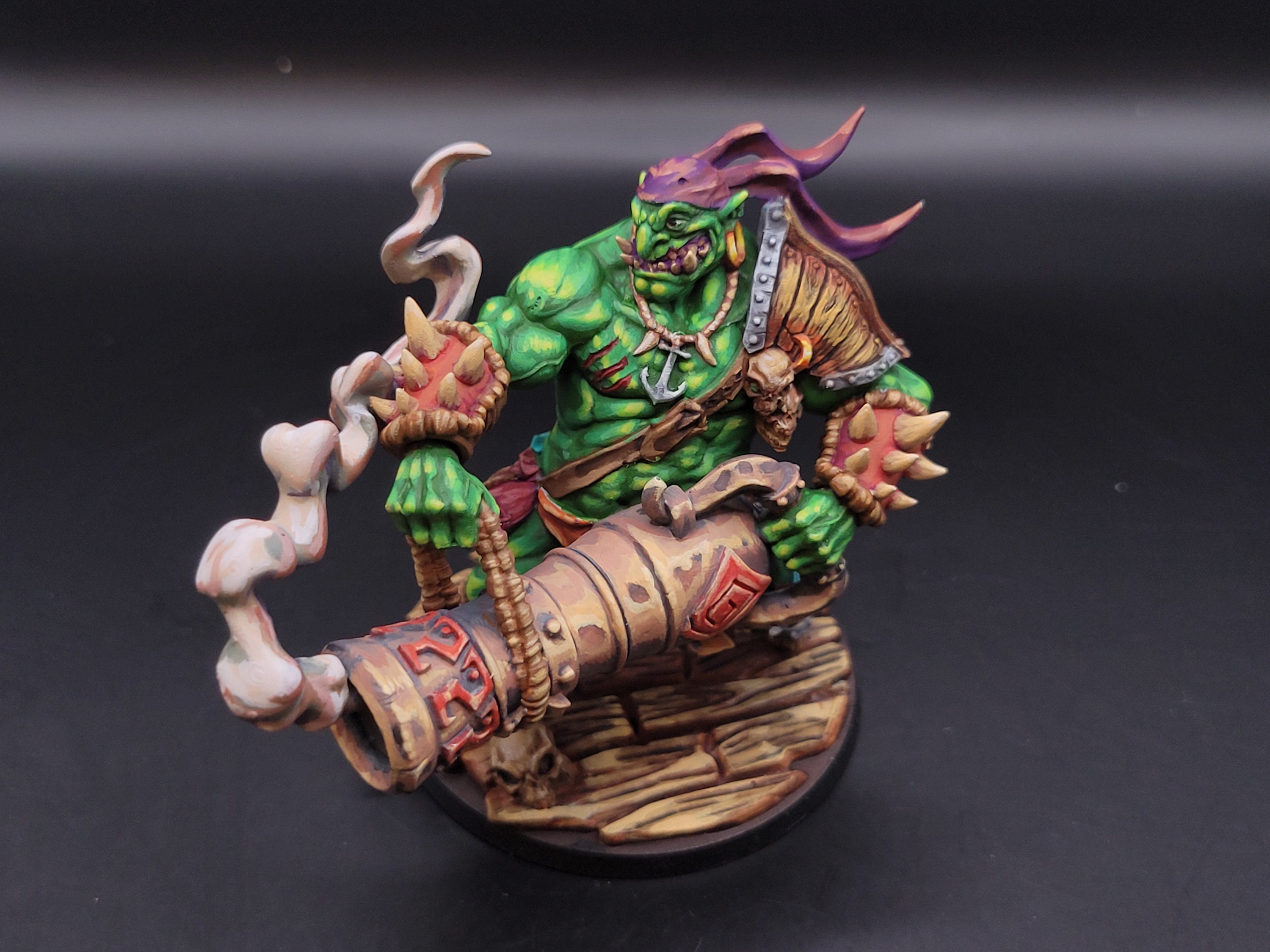 Orc Pirate Handpainted Tabletop Miniature - Etsy