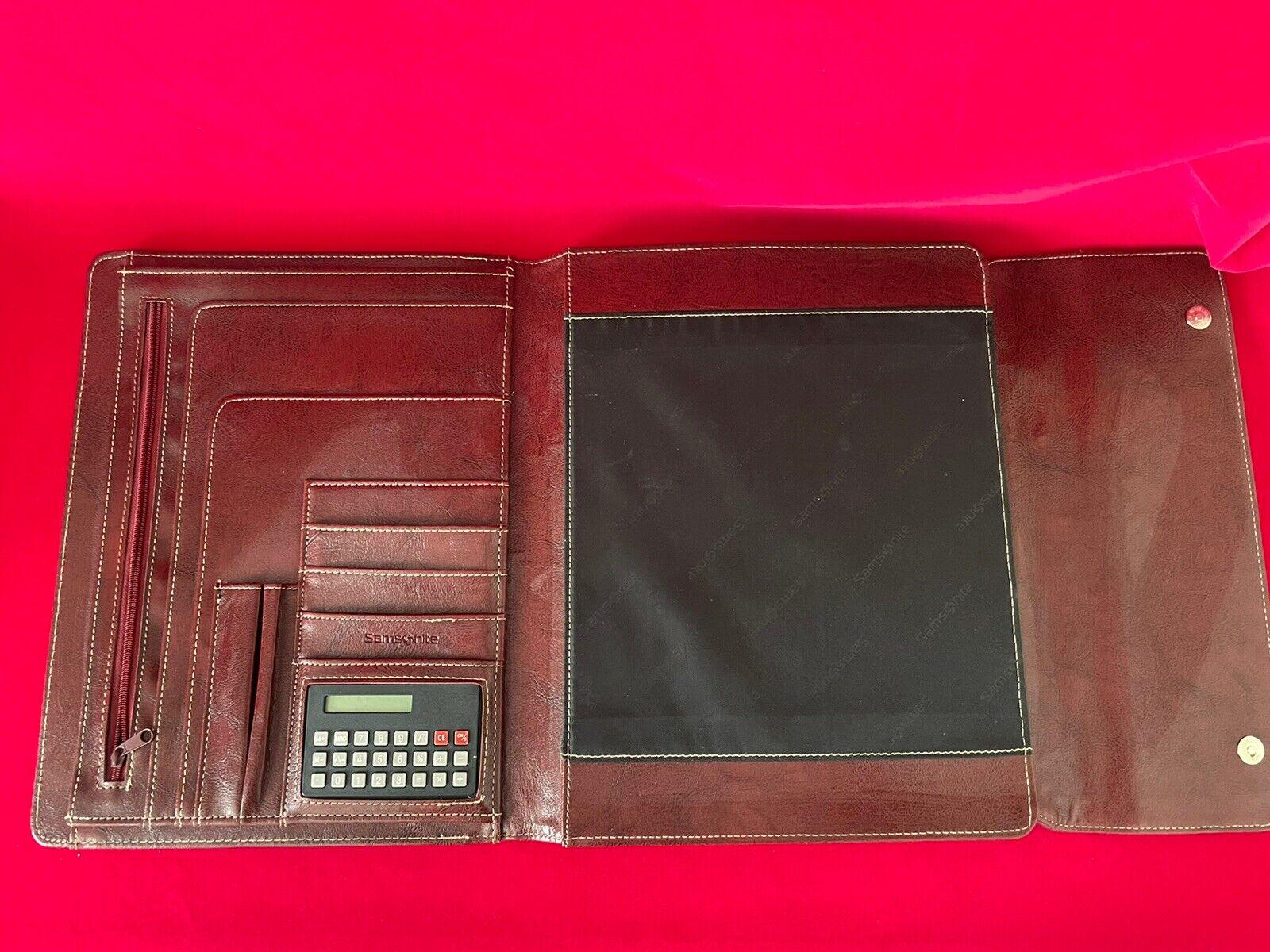 Vintage Samsonite Leather Portfolio Briefcase Pre Owned - Etsy