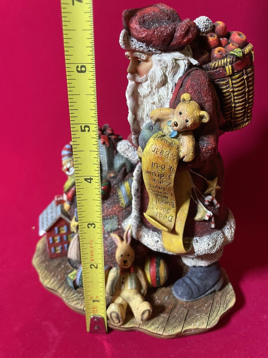 Susan Winget 1st Edition Santa’s Toy Pack Figurine - 1999 #10 - Etsy