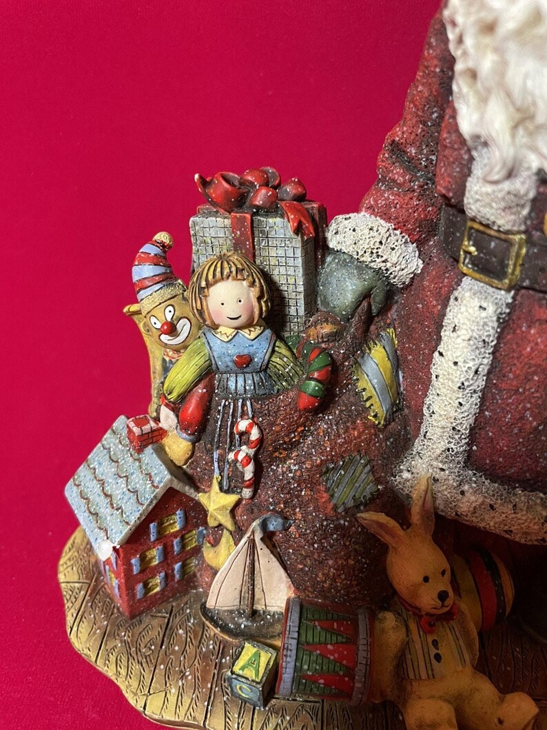 Susan Winget 1st Edition Santa’s Toy Pack Figurine - 1999 #10 - Etsy