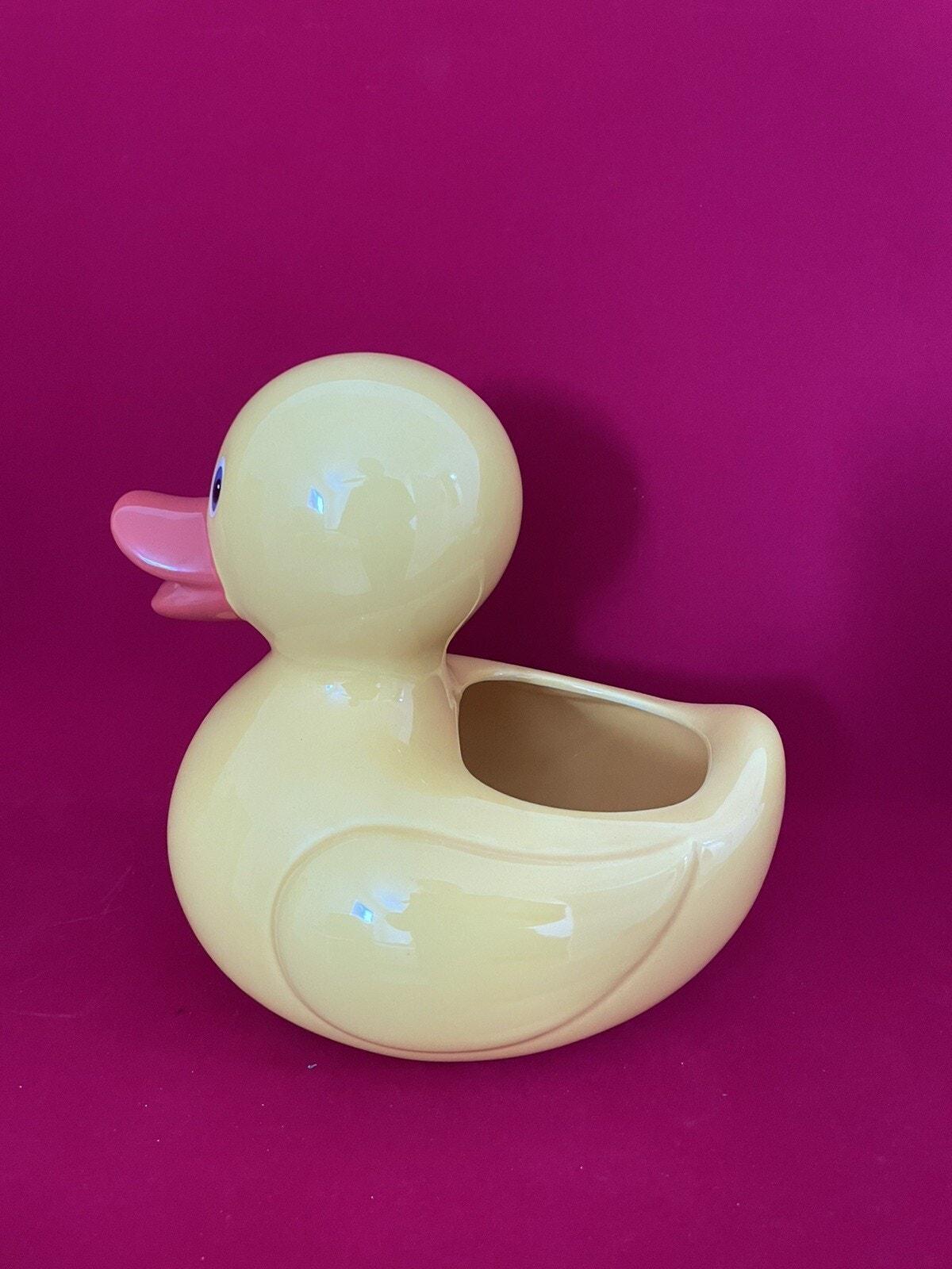 Large Yellow Rubber Ducky Planter Container Teleflora Gifts CERAMIC ...