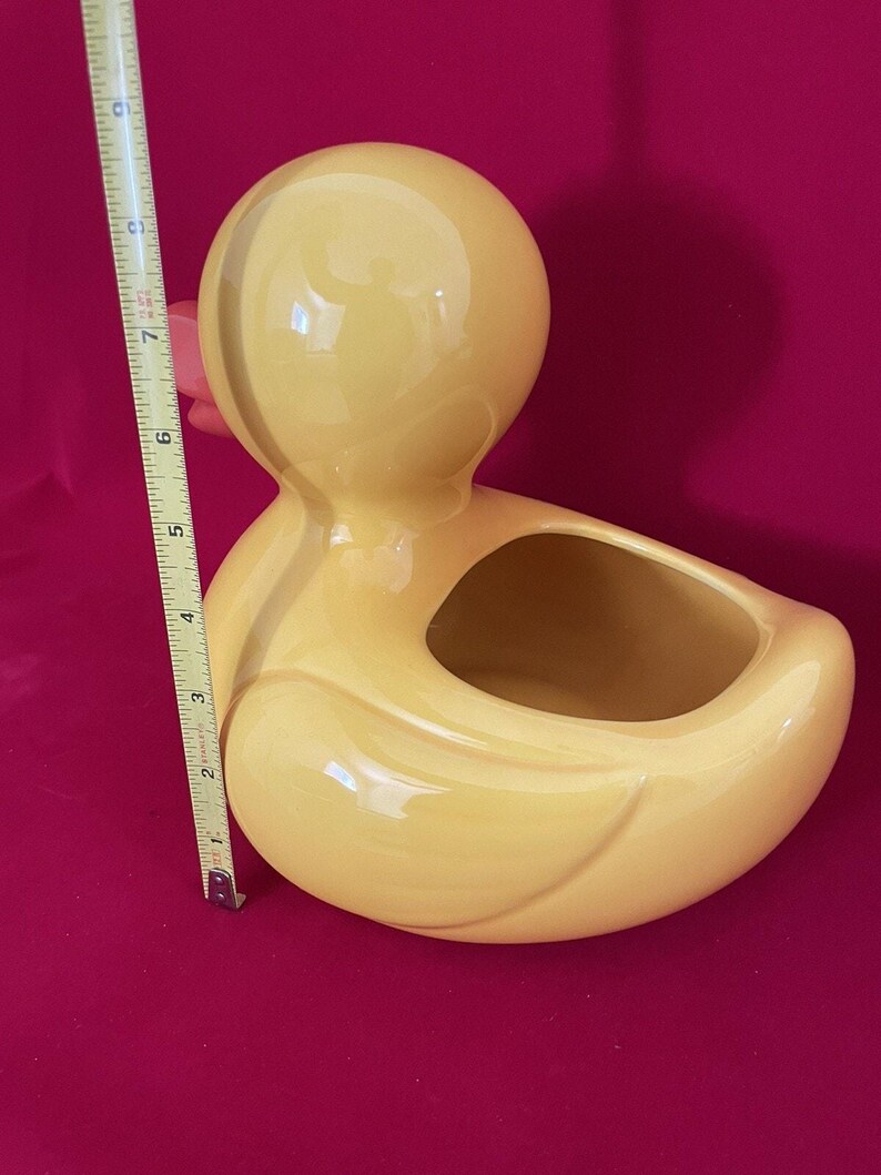Large Yellow Rubber Ducky Planter Container Teleflora Gifts CERAMIC ...