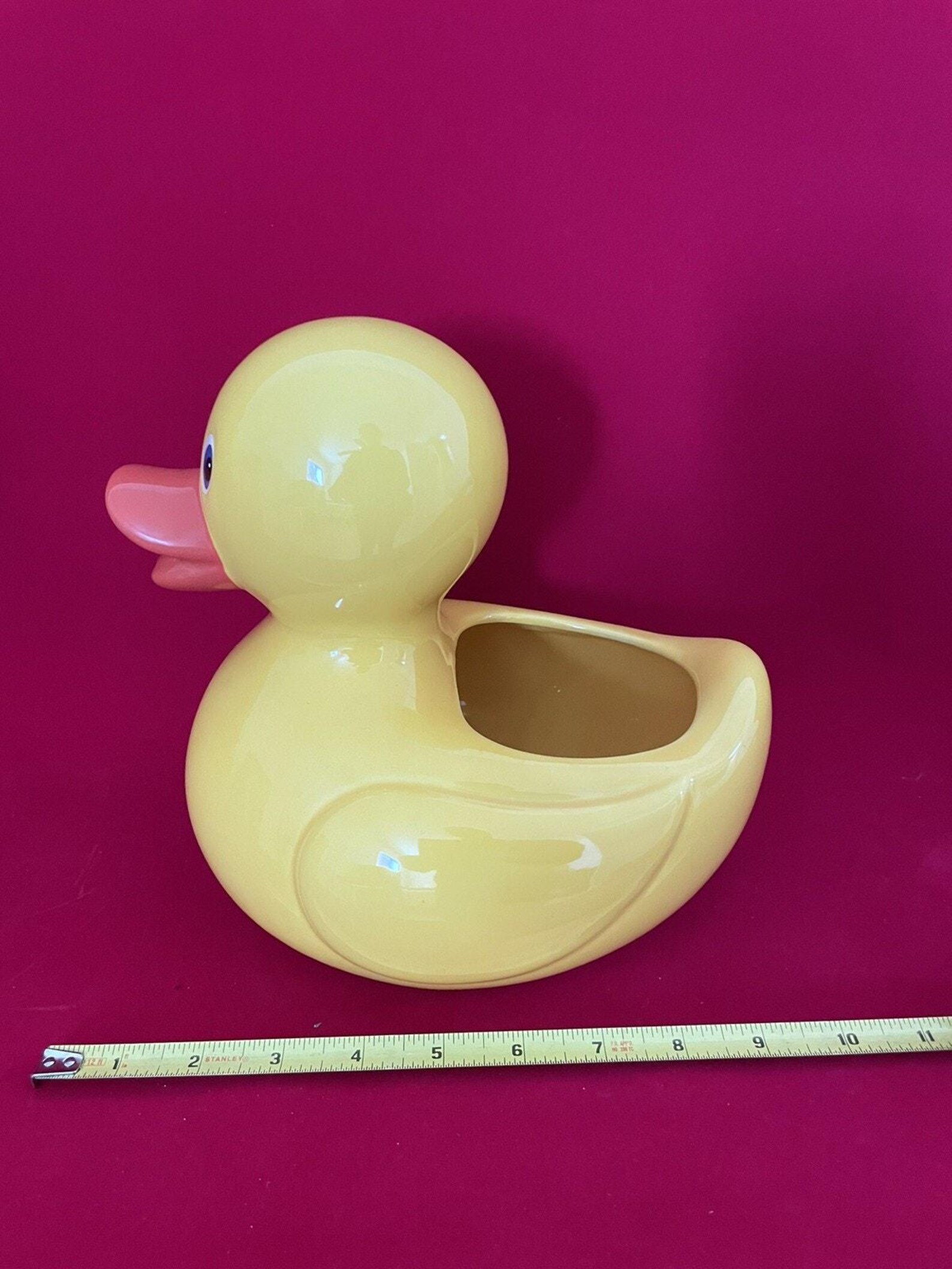 Large Yellow Rubber Ducky Planter Container Teleflora Gifts CERAMIC ...