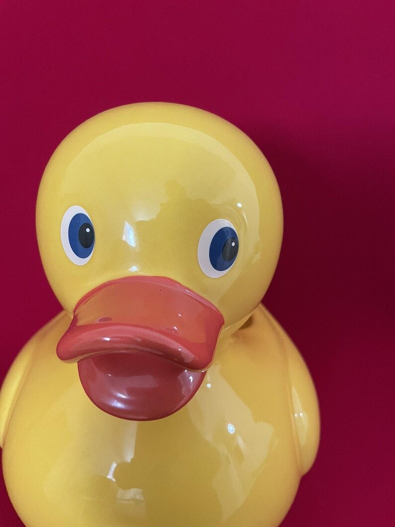 Large Yellow Rubber Ducky Planter Container Teleflora Gifts CERAMIC ...