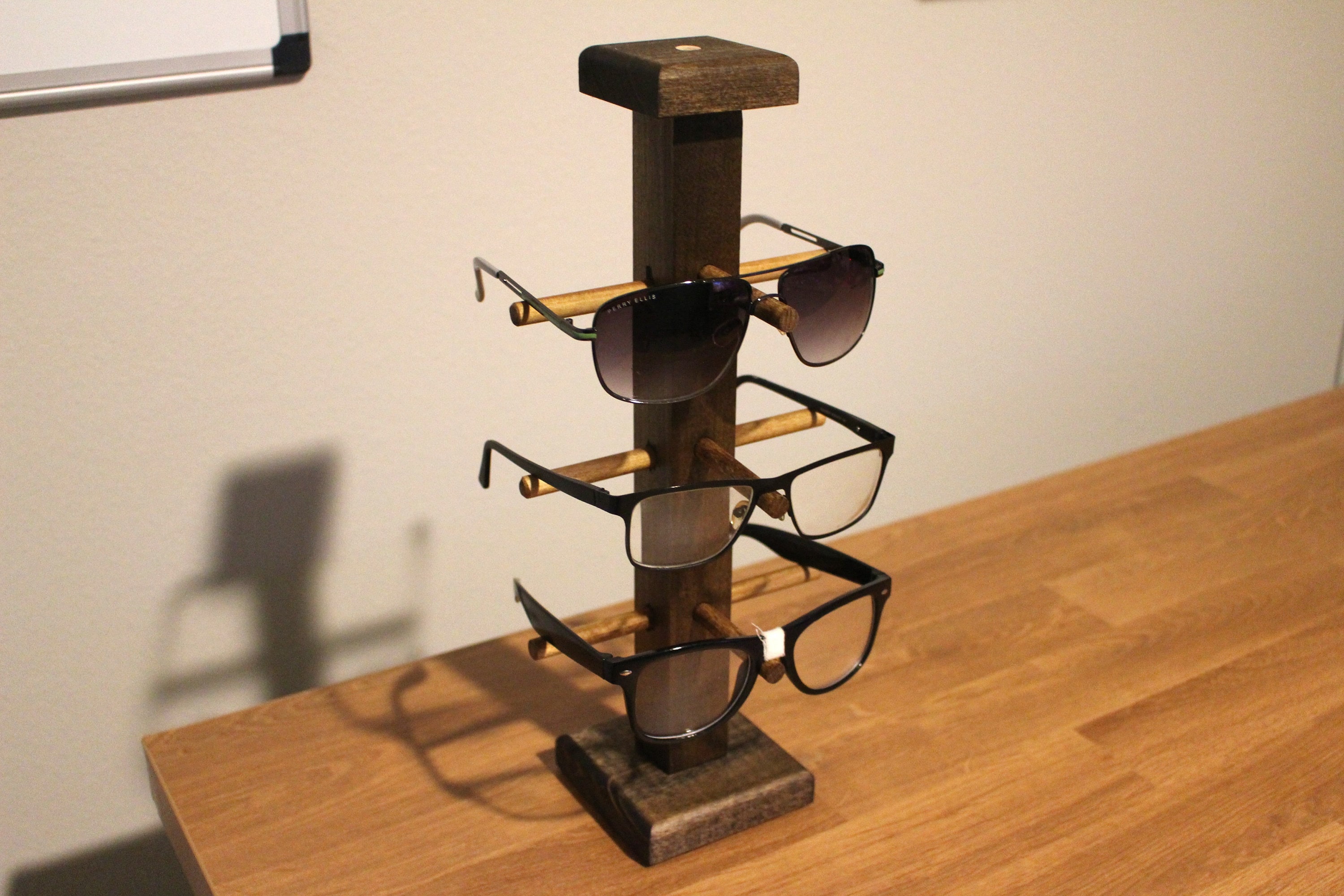 Glasses Stand Triple, Eyeglass Holder Triple, Glasses Stand, Eyeglass ...