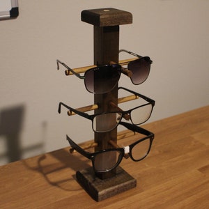 Wooden Sunglass Holder, Eyeglass Stand, Wood Glasses Stand - Etsy
