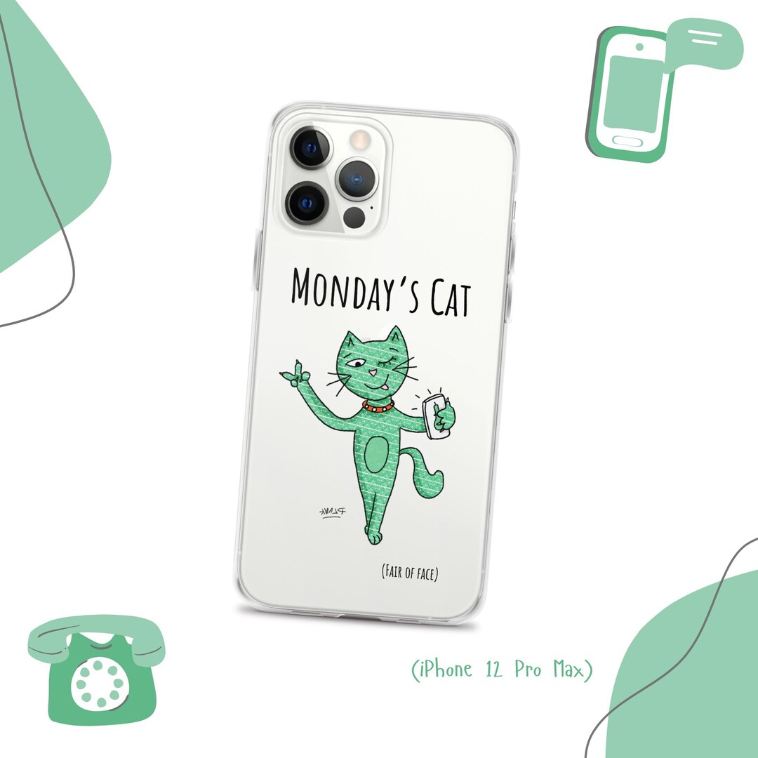 Thalamus Plank Cat Collection; iPhone Cases, Clear With Black Writing ...