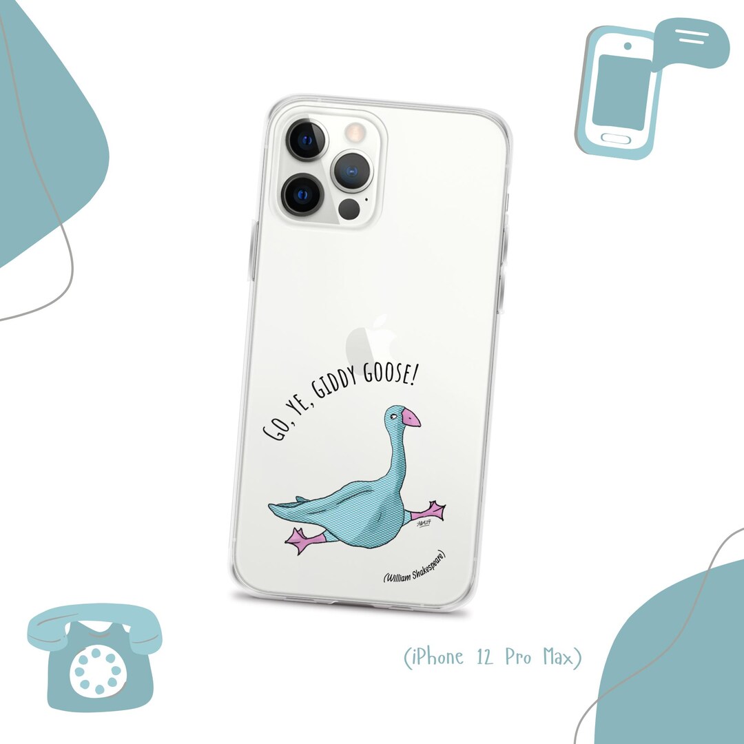 Thalamus Plank Shakespeare Collection; iPhone Cases, Clear With Black ...