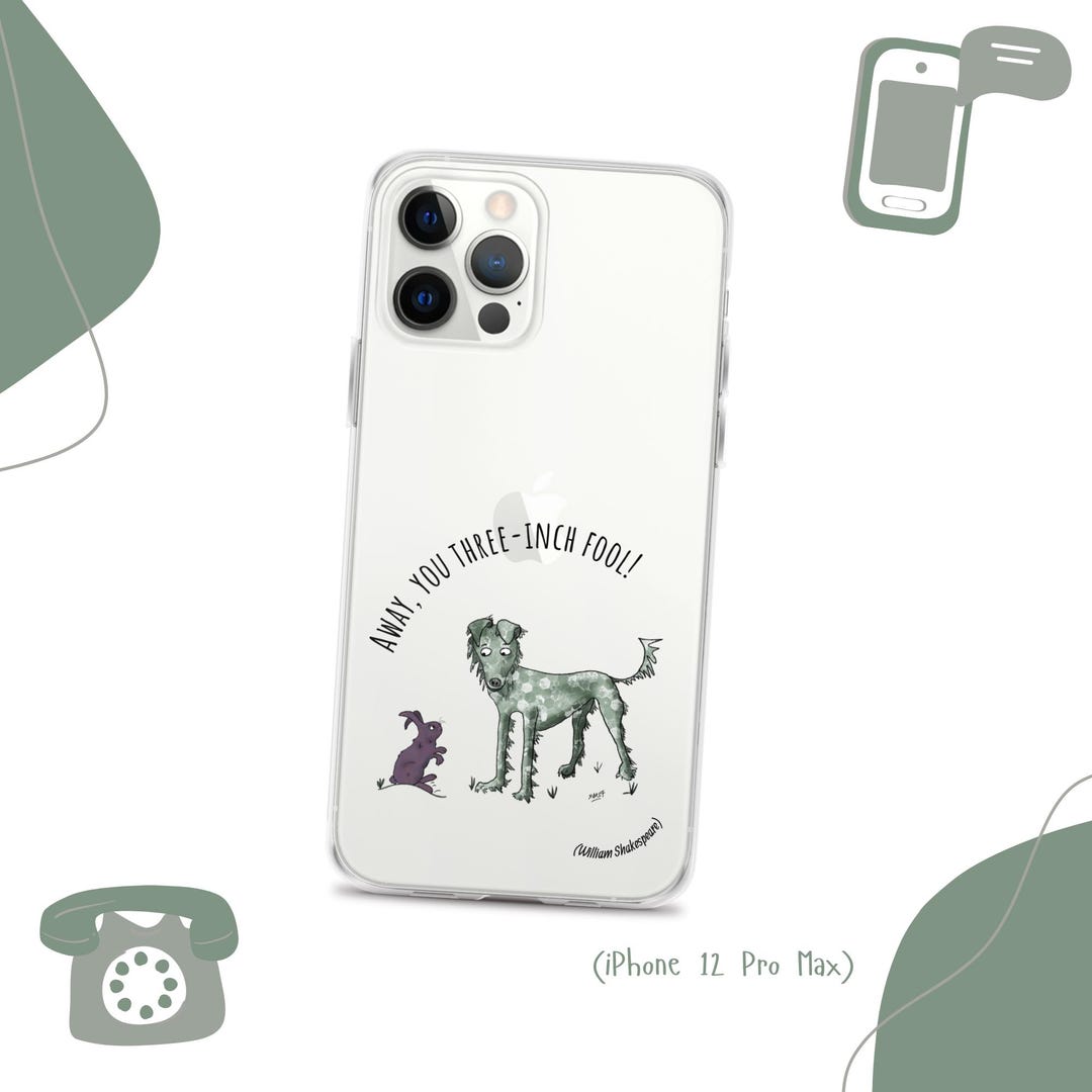 Thalamus Plank Shakespeare Collection; iPhone Cases, Clear With Black ...