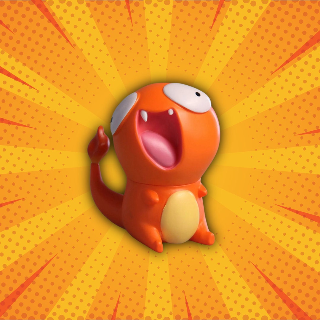 Cute Pokemon Figure Funny Charmander, Kawaii Figure, Gift, 3D Pokemon ...