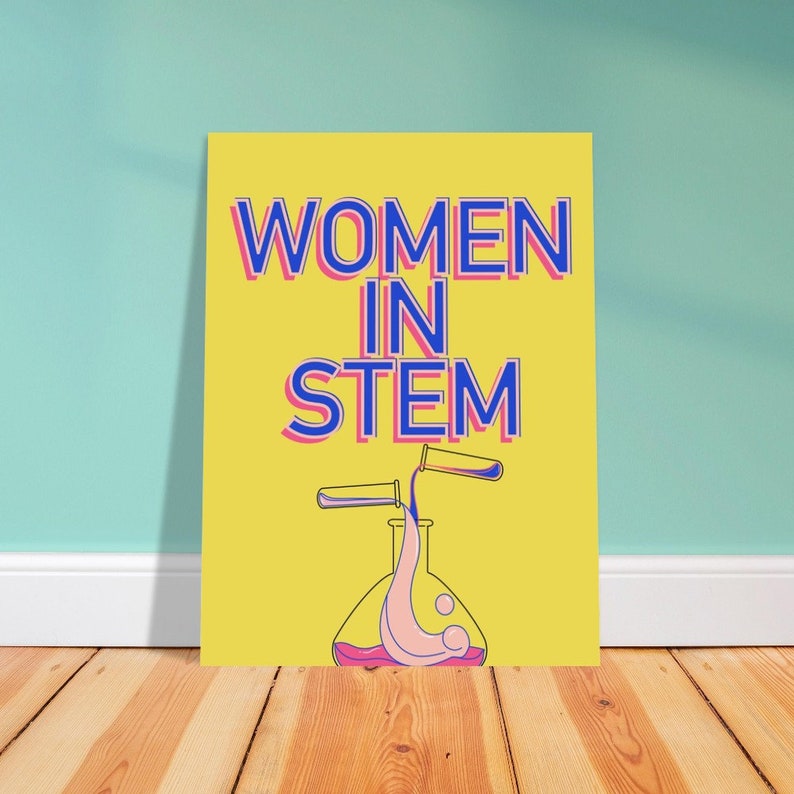 Women in STEM Poster/print Female Scientists Wall Art Empowering STEM ...