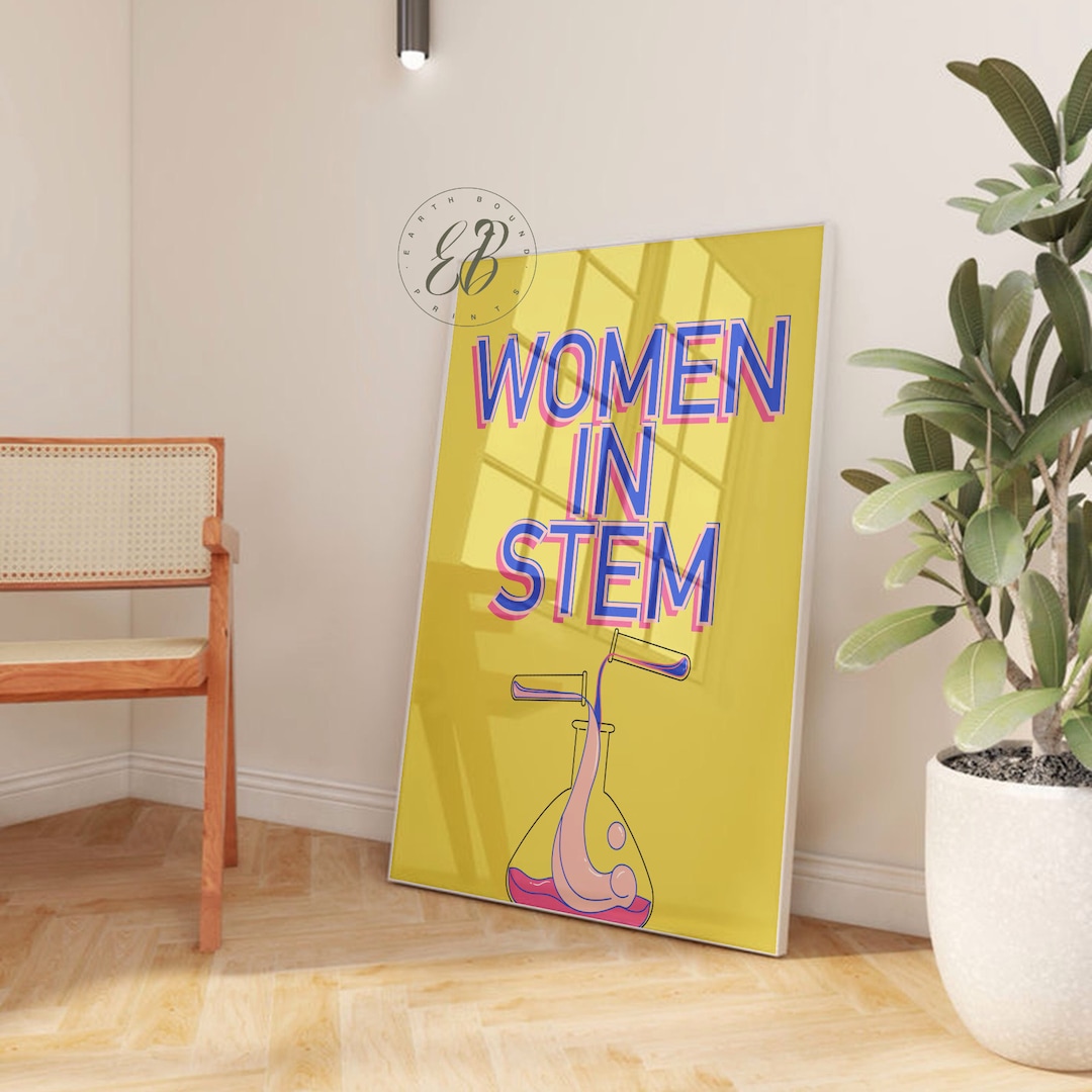 Women in STEM Poster/print Female Scientists Wall Art Empowering STEM ...