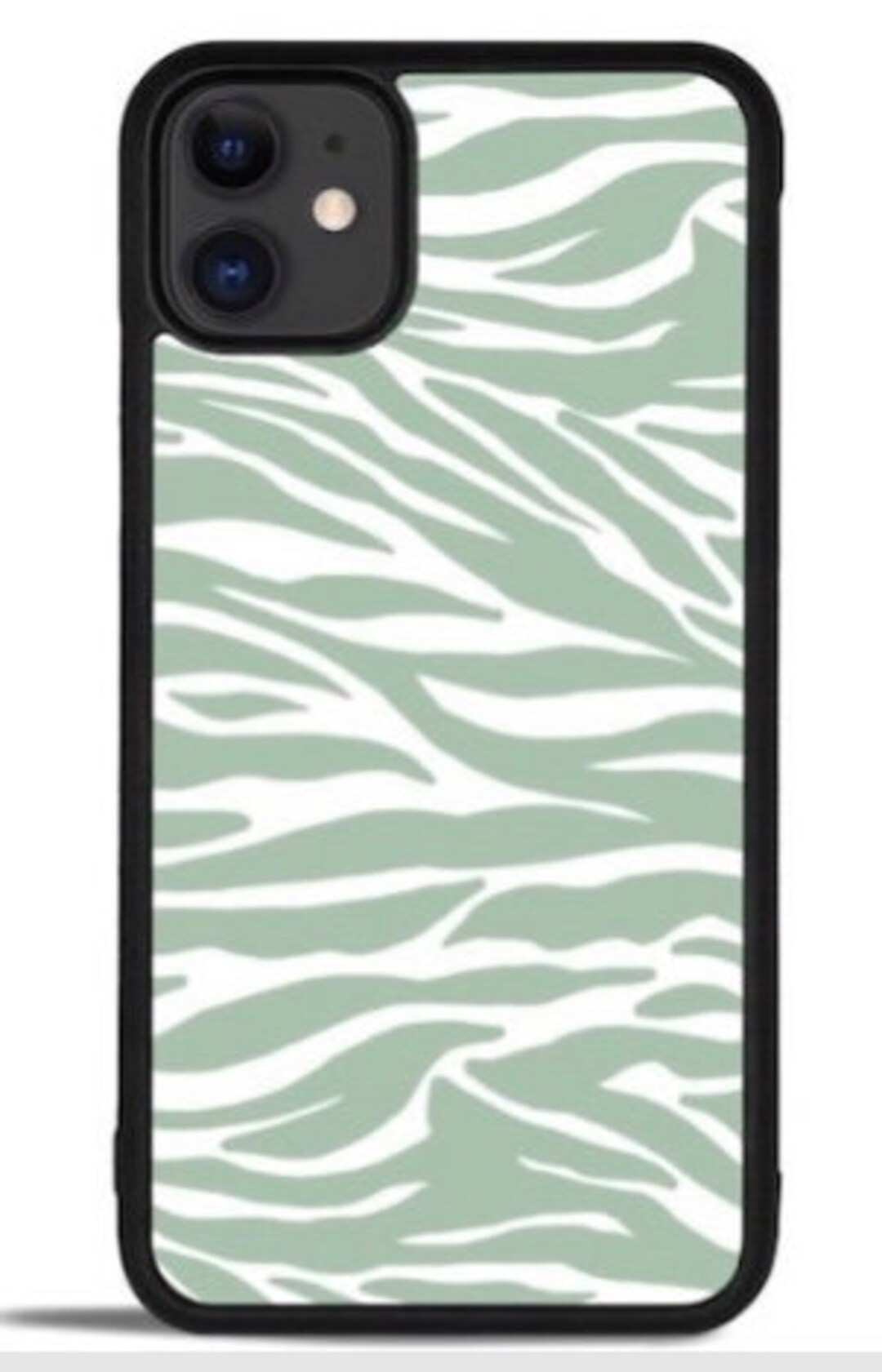 Sage Green Zebra iPhone Case. - Etsy