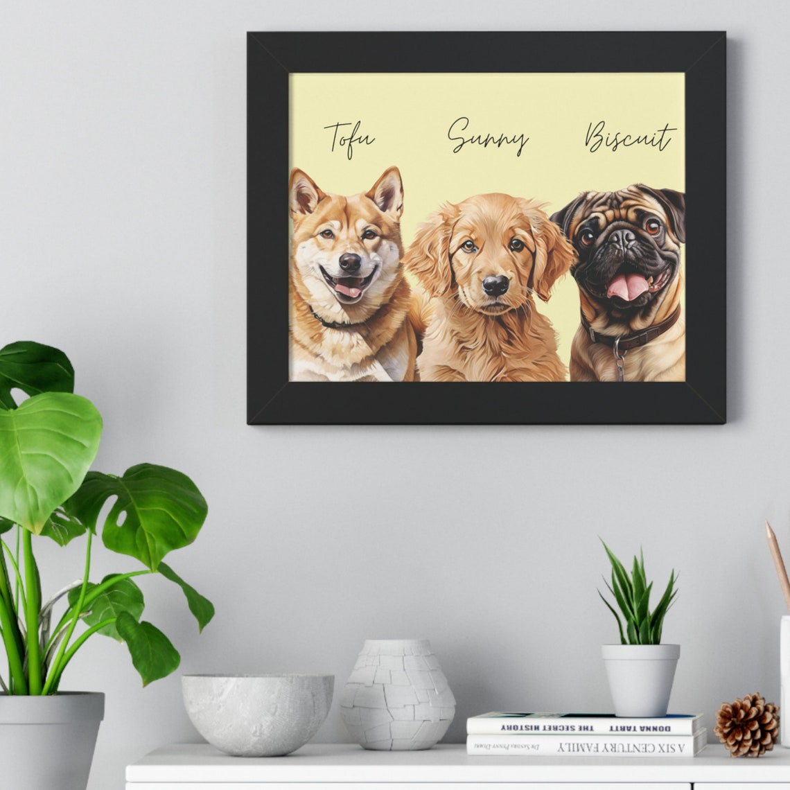 Personalized Pet Portraits, Pet Photo Custom Digital Dog, Portraits Cat ...