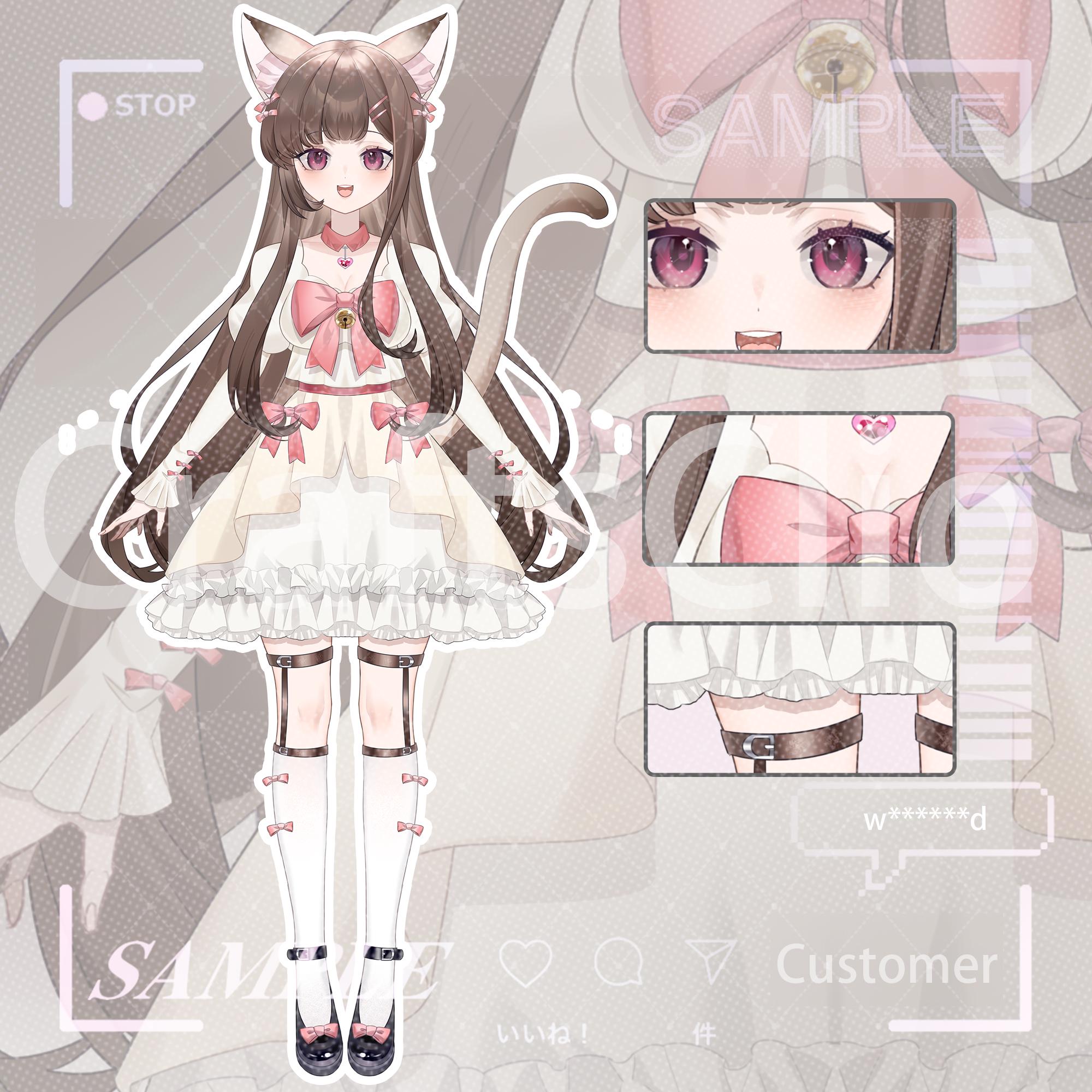 Modelo Vtuber Live2D personalizado - Comisión Vtuber Model Art and ...