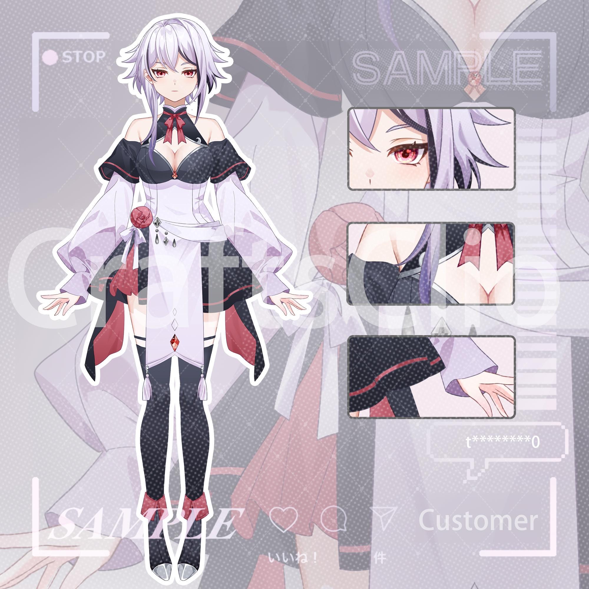 Modelo Vtuber Live2D personalizado - Comisión Vtuber Model Art and ...