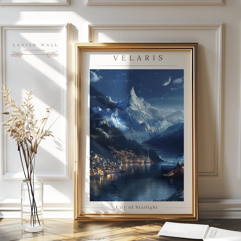 Velaris City of Starlight Lunathion Crescent City Terrasen Acotar Art 3 ...