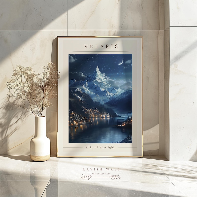 Velaris City of Starlight Lunathion Crescent City Terrasen Acotar Art 3 ...