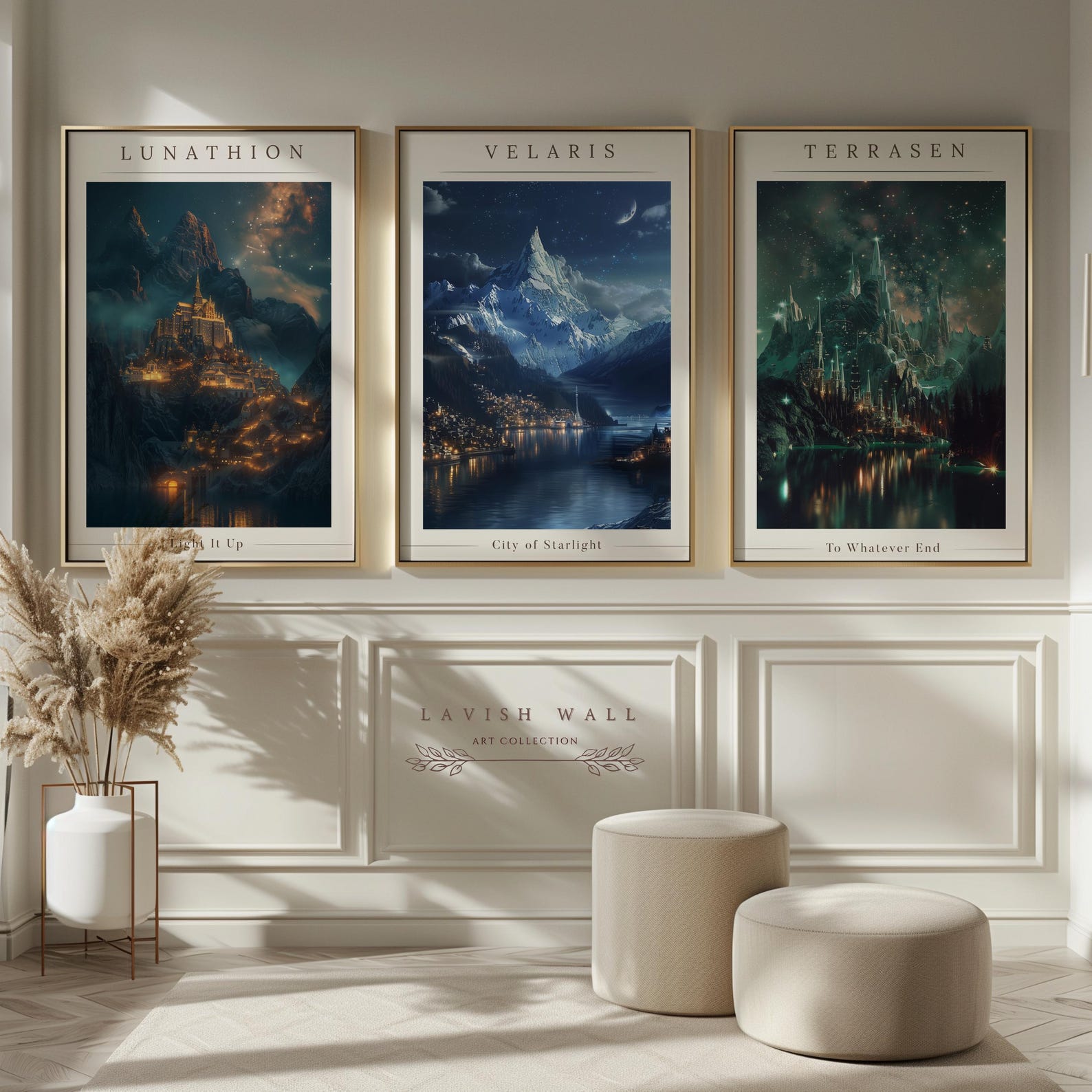 Velaris City of Starlight Lunathion Crescent City Terrasen Acotar Art 3 ...