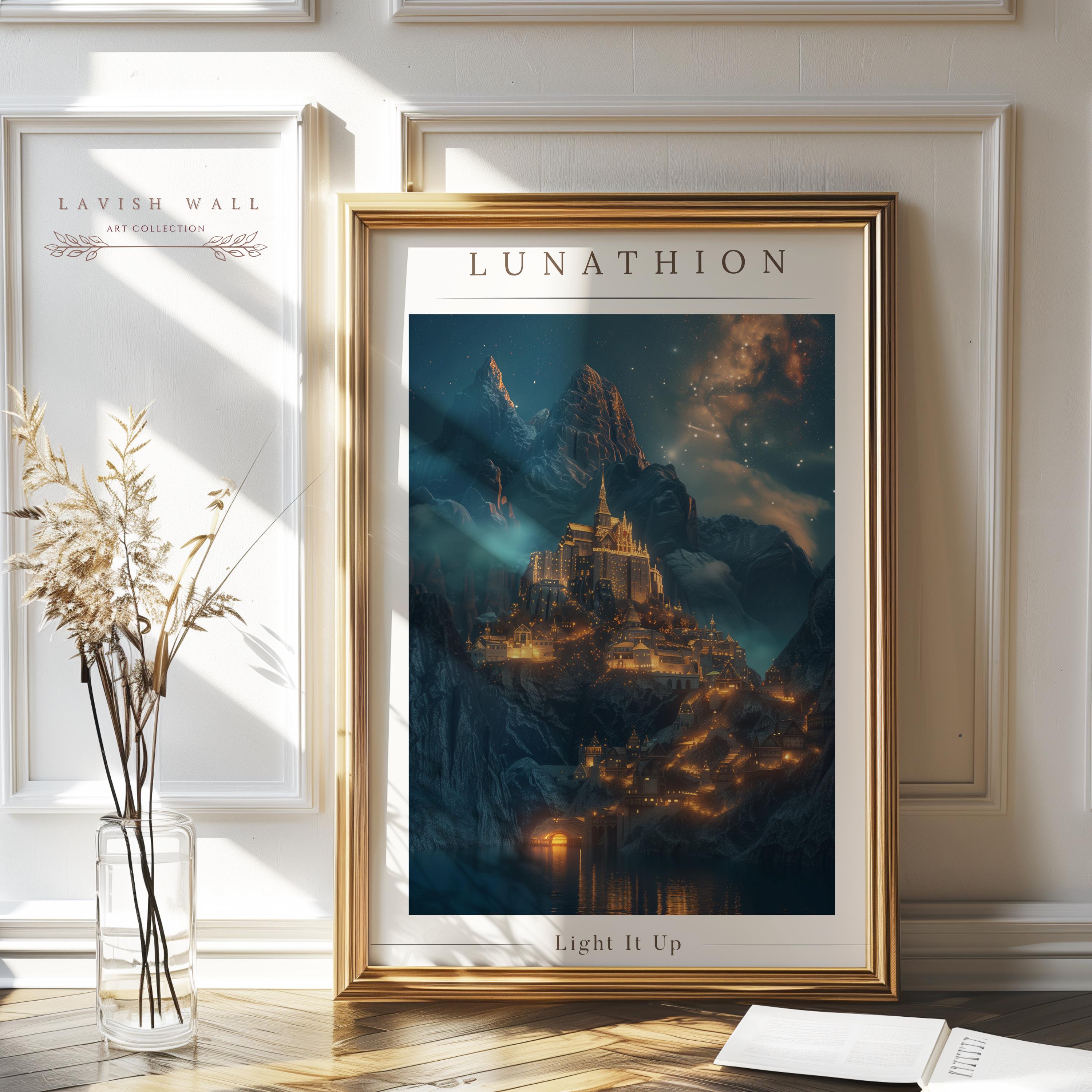 Velaris City of Starlight Lunathion Crescent City Terrasen Acotar Art 3 ...