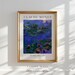 Claude Monet Print Red Water Lilies Monet Poster Impressionist Painting ...