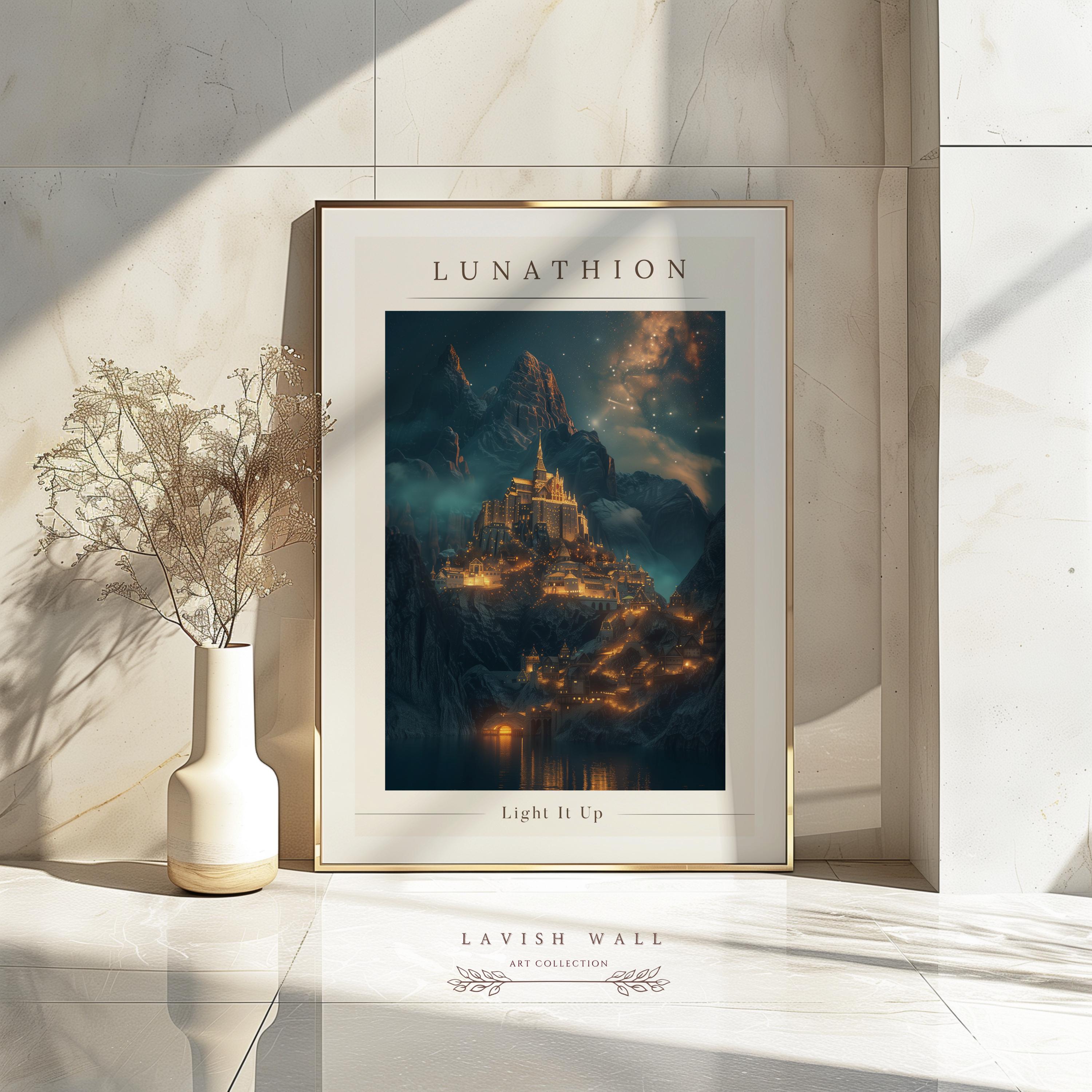 Velaris City of Starlight Lunathion Crescent City Terrasen Acotar Art 3 ...