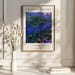 Claude Monet Print Red Water Lilies Monet Poster Impressionist Painting ...