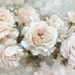 White Roses Painting, Rose Oil Painting Summer Frame TV Art, Moody ...
