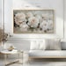 White Roses Painting, Rose Oil Painting Summer Frame TV Art, Moody ...