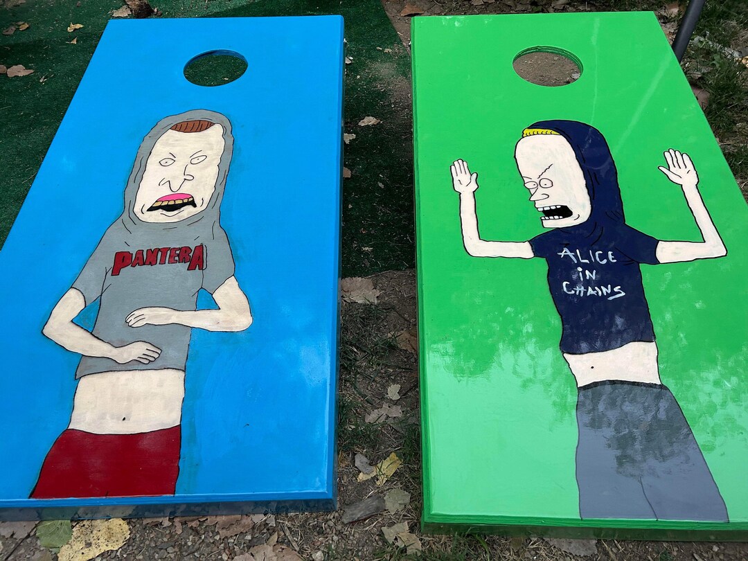 Cornhole cornholio Boards Half of Regulation Size customizable - Etsy