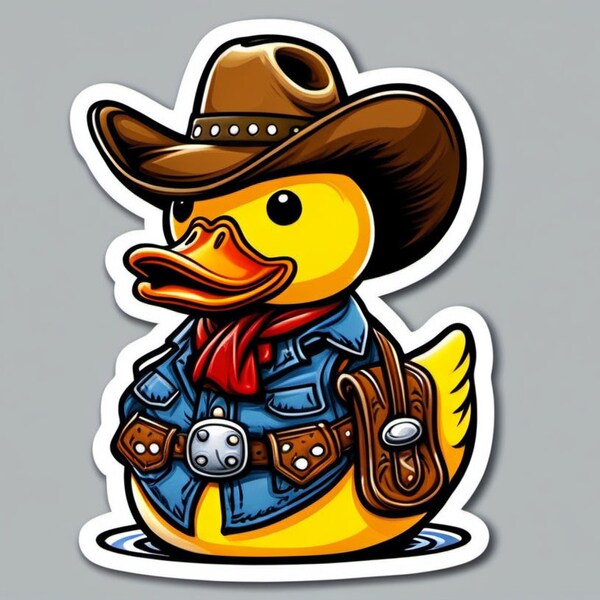 Rubber Duck Sticker - Etsy