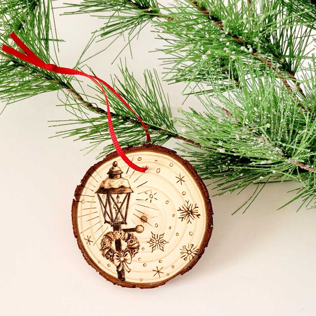 Lantern Woodburned Ornament, Narnia Pyrography Ornament, Narnian ...