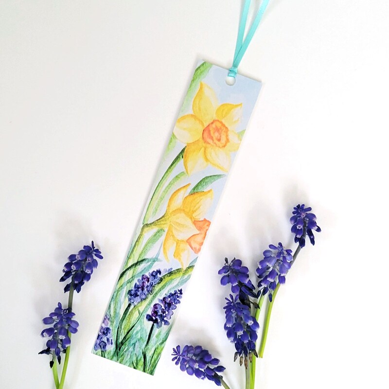Watercolor Bookmark - Etsy