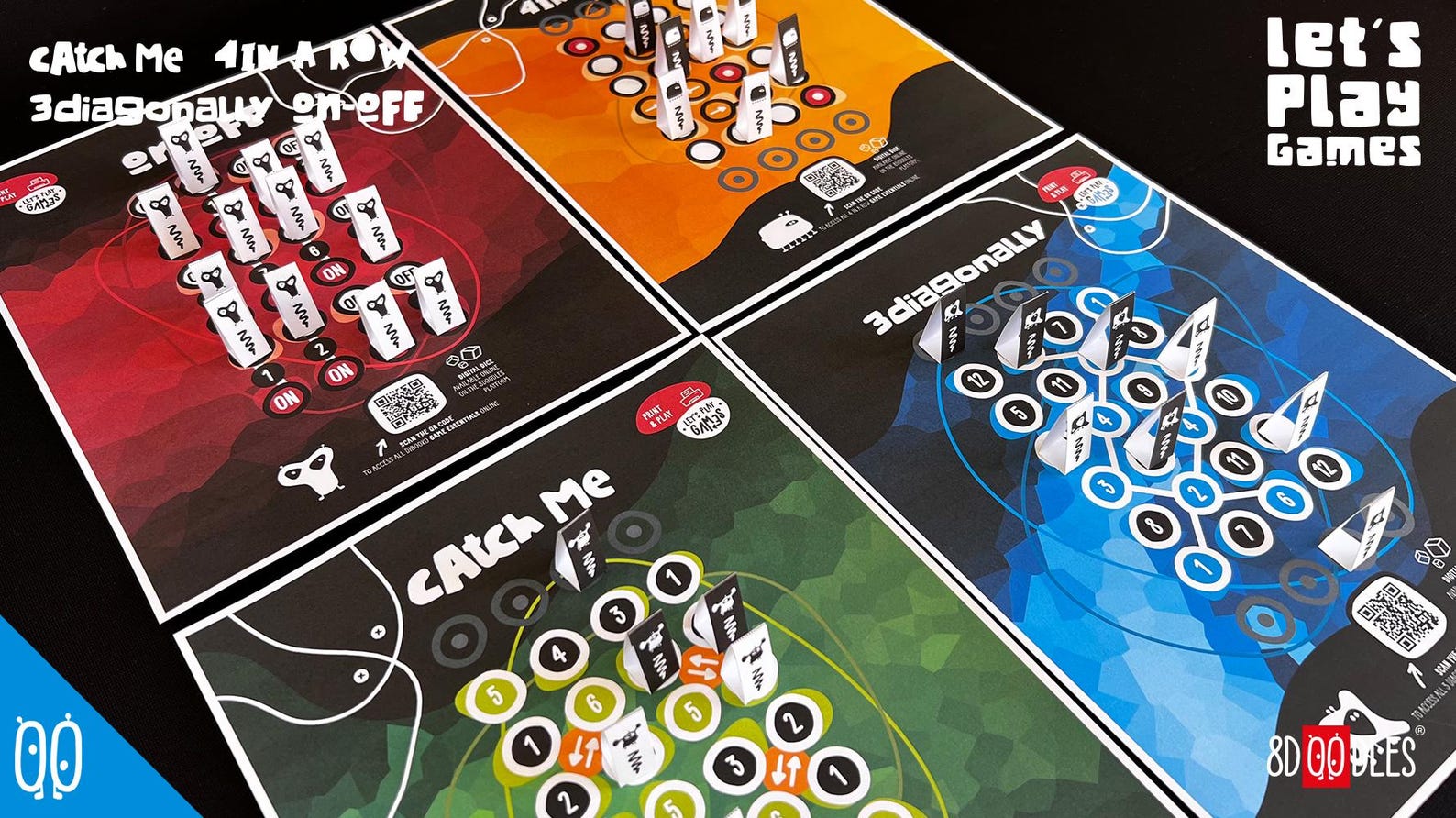 BUNDLE No3 Collection Diy Printable Board Games Print and Play Strategy ...
