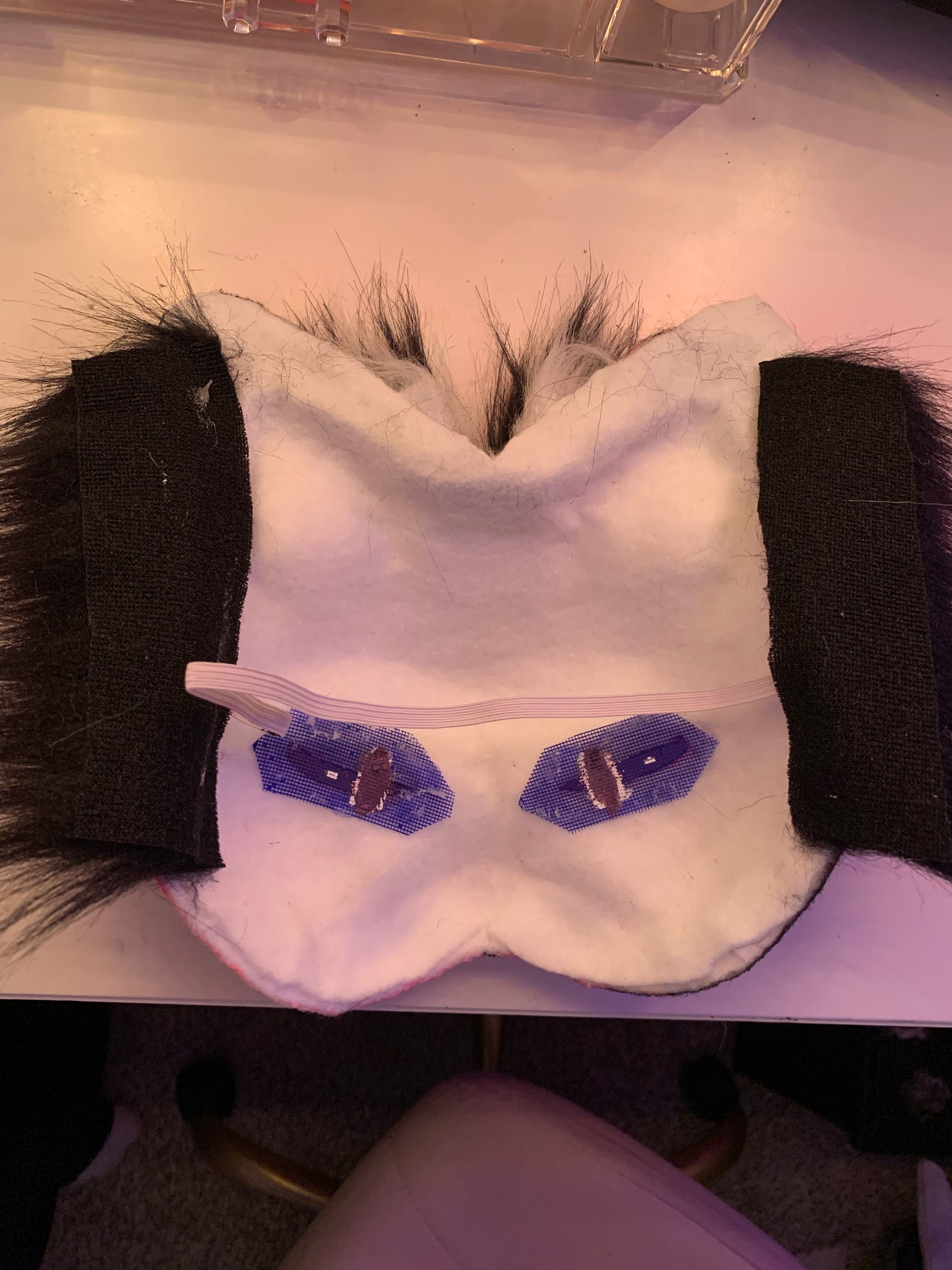 Three Premade Cardboard Cat/feline/therian Masks - Etsy