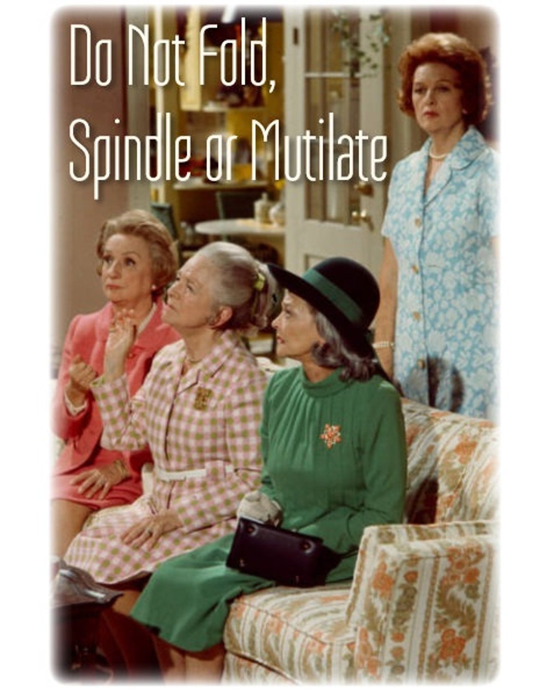 Do Not Fold, Spindle or Mutilate 1971 DVD - Etsy