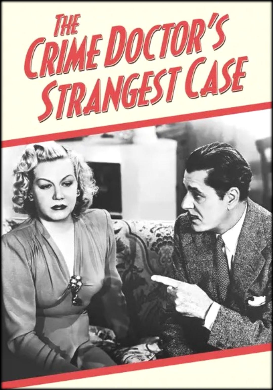 The Crime Doctor's Strangest Case 1943 DVD - Etsy