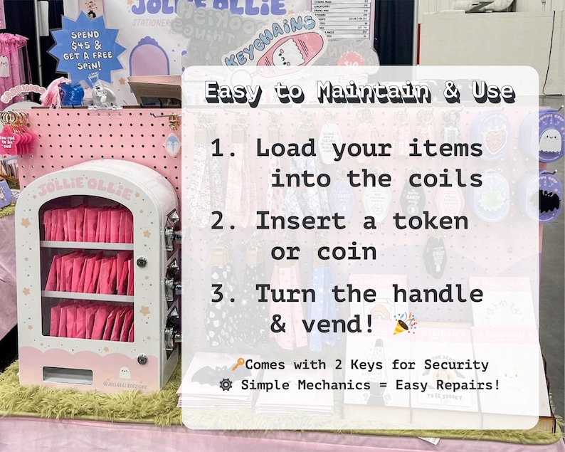 SCRATCH AND DENT the Artvend 100 Manual Tabletop Vending Machine - Etsy