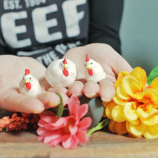 Clay Chicken - Etsy