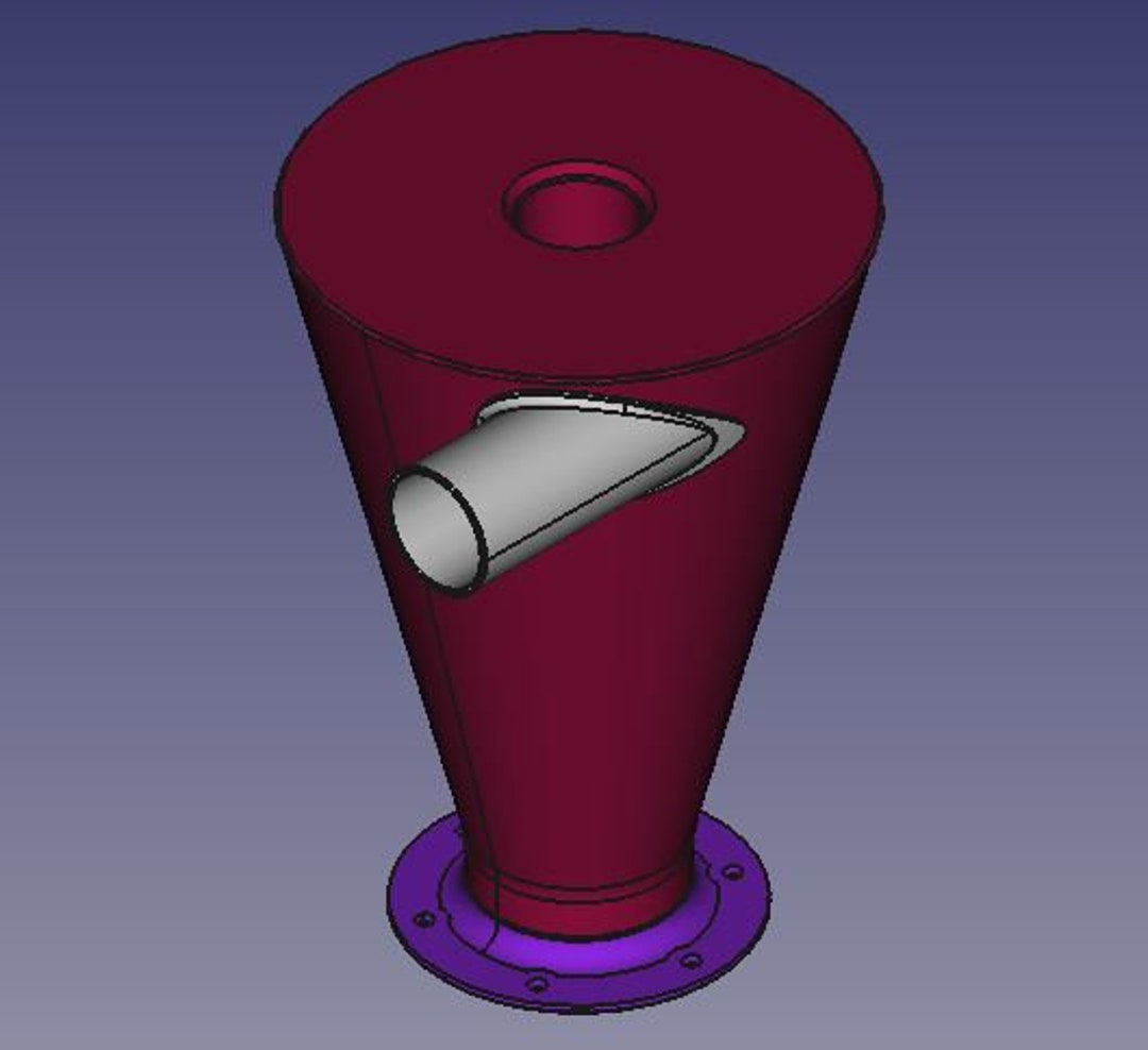 Dust Separator, Dust Cyclone (dust Deputy) for 1.25" Hose Desktop CNC ...