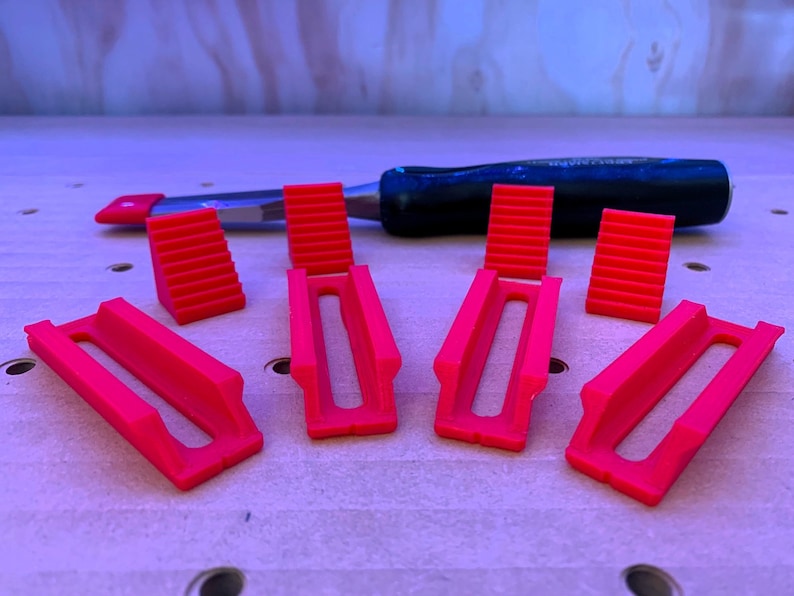 CNC Hold Down Clamp (3D Printed) for Shapeoko, Onefinity, Genmitsu, Fox Alien. Serrated ...