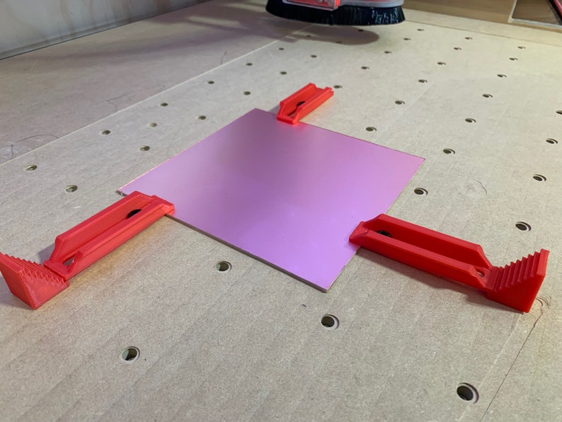 CNC Hold Down Clamp (3D Printed) for Shapeoko, Onefinity, Genmitsu, Fox Alien. Serrated ...